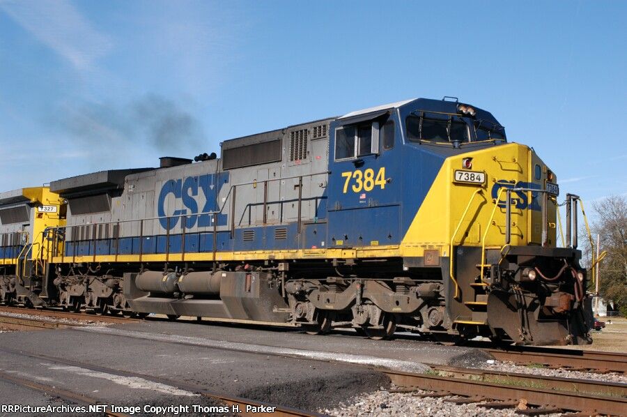 CSXT 7384 C40-8W